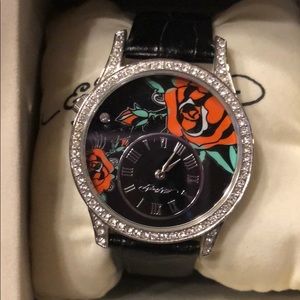 Ed Hardy Accessories | Swarovski Crystal Watch | Poshmark